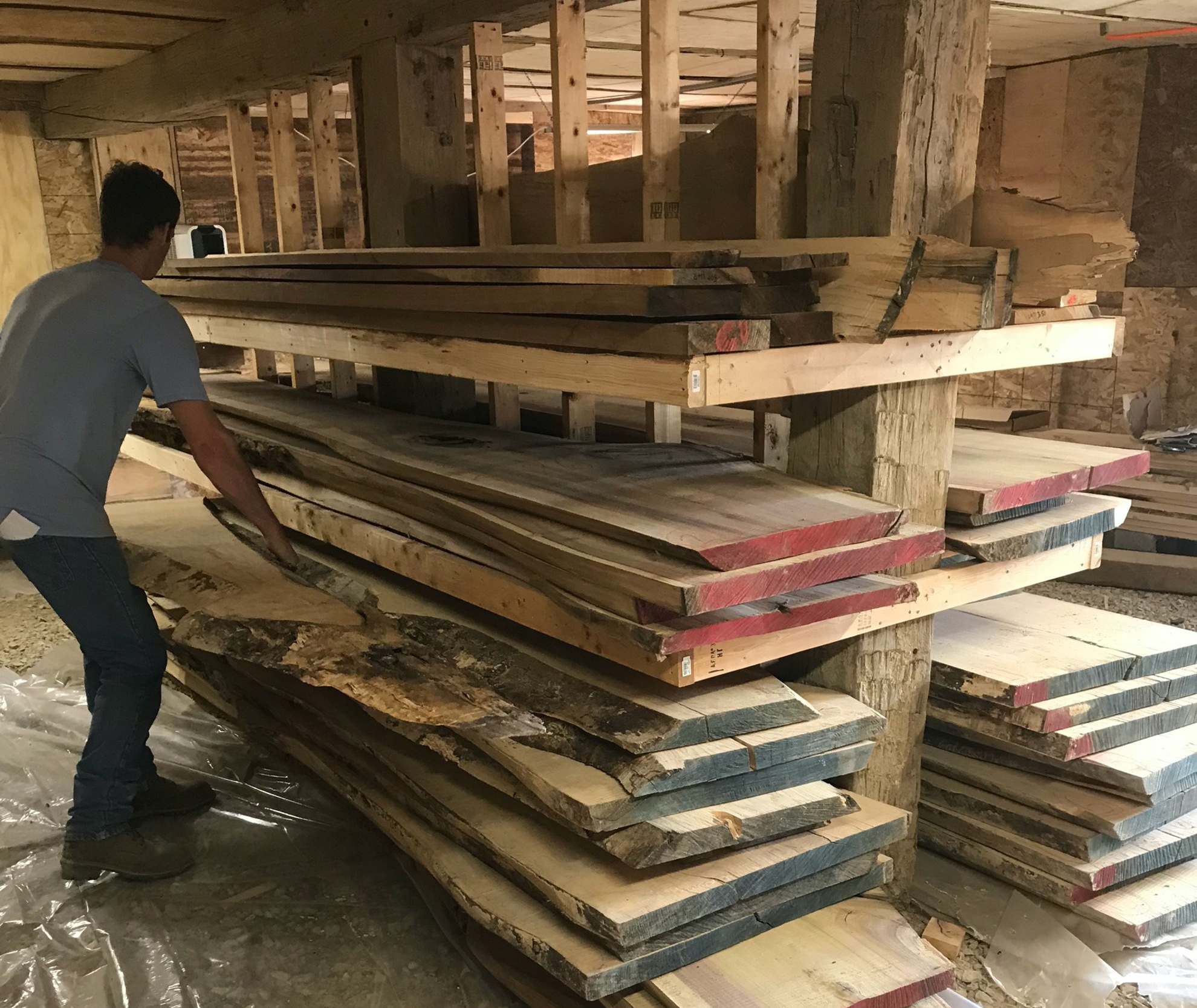 A New Pole Barn for Restoration Sawmill - Larson